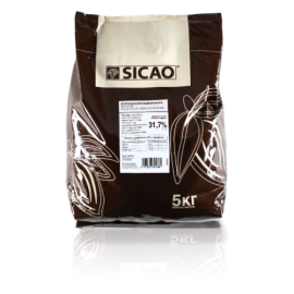 Шоколадная масса молочная SICAO (какао 31,7%) код CHM-T13-25B, 1 кг (фасовка ИМ) купить оптом и ...